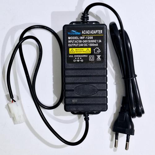 Jual Adaptor 24v 1.5a untuk Pompa RO Booster Pump Mesin Reverse Osmosis ...