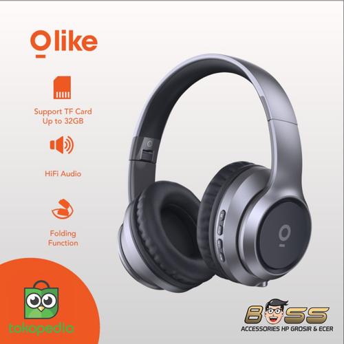 Jual OLIKE Gaming Wireless Headset H1 On-ear With Mic Purebass ...