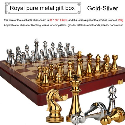 Jual A.S Set Catur Logam Mewah Papan Catur Internasional Permainan ...