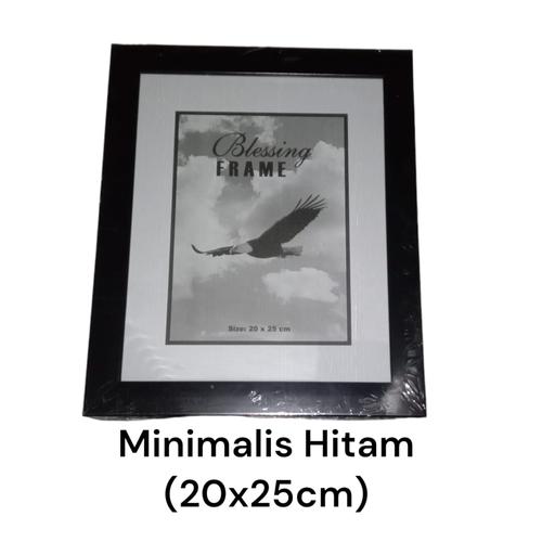 Jual BINGKAI FIBER MINIMALIS / FRAME FOTO / PIGURA 20x25 CM - Hitam ...