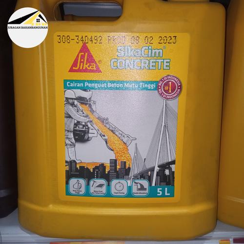 Jual sika pengeras beton Sikacim Concrete Addtive Obat Cor 5L - Kab. Bekasi - Juragan ...