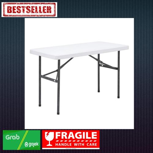 Jual Meja lipat portable serbaguna 122cm Original Krisbow Putih - Kota ...