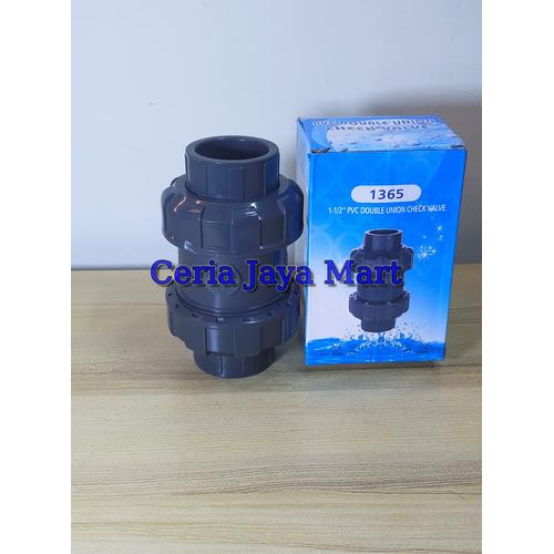 Jual Ball check Valve PVC 1/2" inch / Ball True Union Double Watermur ...