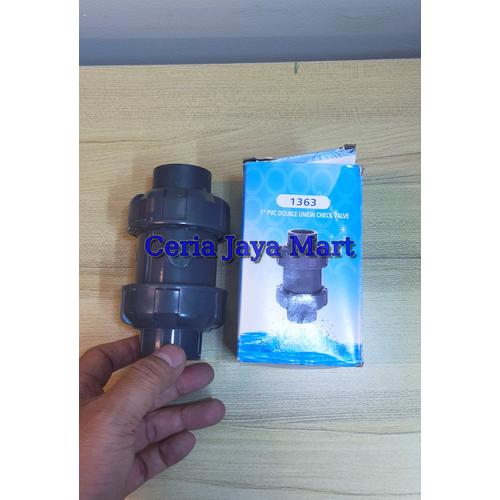 Jual Ball check Valve PVC 1" inch / Ball True Union Double Watermur ...