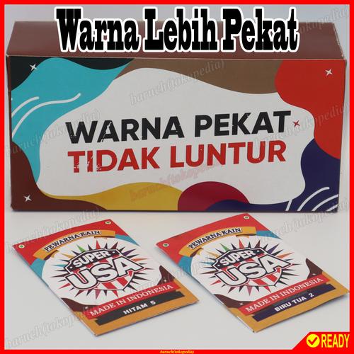 Jual SUPER USA PEWARNA KAIN PAKAIAN WENTER - MERAH BENDERA - Kota ...