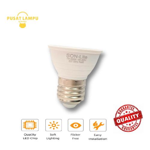 Jual LAMPU HALOGEN SON-LITE LED SPOTLIGHT MR E-27 7w 220v - 6500K ...