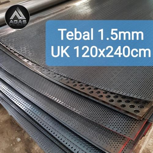 Jual Plat Lubang Besi 1219x2400mm - 8mm - Jakarta Barat - @AGAS | Tokopedia