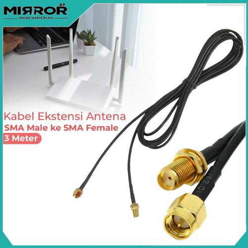 Jual Kabel Ekstensi Antena Untuk Modem Colokan SMA Male Ke SMA Female ...