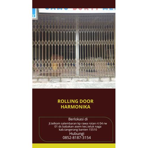 Jual Pemasangan pintu geser tipe Harmonika Rolling Door - Kab ...