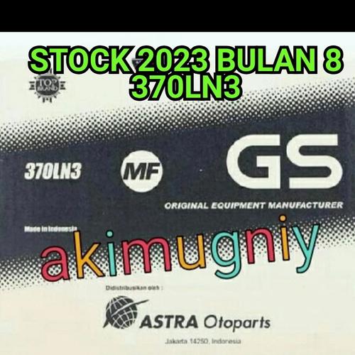 Jual aki gs astra mf oem 370ln3 12v 65ah ln3 fortuner vrz innova reborn ...