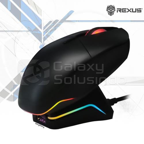 Jual Rexus SHAGA RX-130 RGB Wireless Gaming Mouse With Charging Dock ...