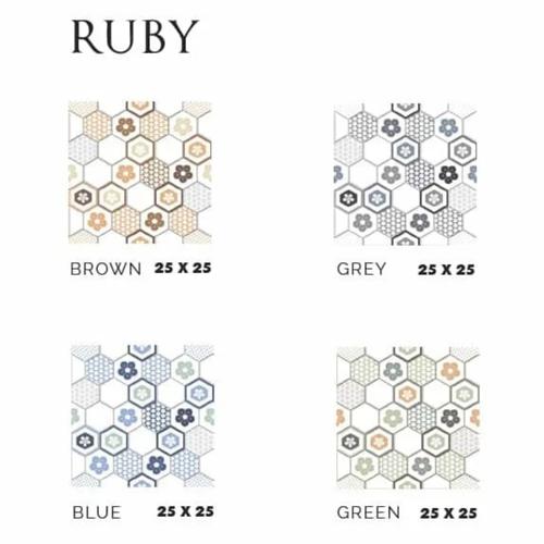 Jual keramik asia tile ruby matt ukuran 25x25 - Grey - Kota Surabaya ...