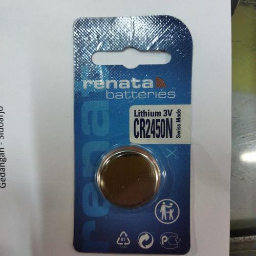 Jual Baterai Kancing button battery Micro Lithium Cell CR2450N Renata ... Jual Baterai Kancing button battery Micro Lithium Cell CR2450N Renata ...
