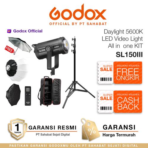 Jual Godox SL150IIIBI Bi-Color LED Monolight - UNIT ONLY, TANPA TAS ...
