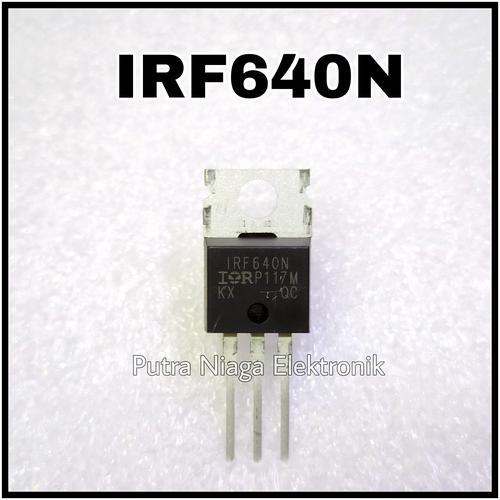 Jual IRF640 Power Mosfet N Channel IRF640N IRF 640 T0-220 - Kota ...