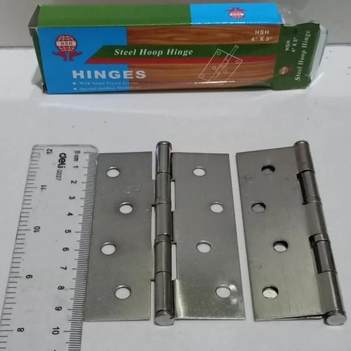 Jual engsel plat tipis besi engsel jendela steel hoop hinges 3 inch 4 ...