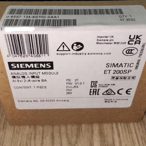 Jual Simatic Et200sp Analog Input 6es7134 6gf00 0aa1 Jakarta Selatan