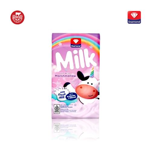 Jual DIAMOND UHT Fresh Milk 125ml, SUSU UHT - Marshmallow - Kota Depok ...