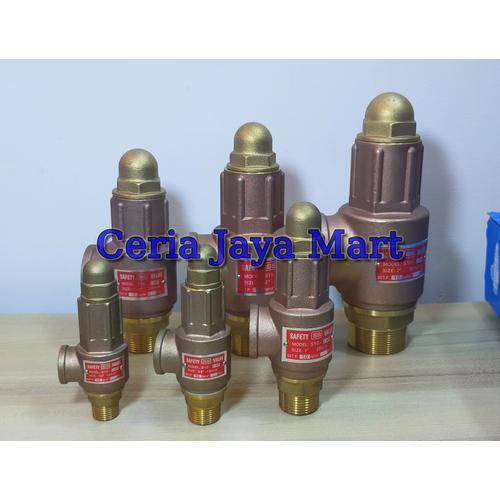 Jual Safety Valve 1/2 " Kuningan 10 BAR / Safety Relief Valve 1/2 Inch ...