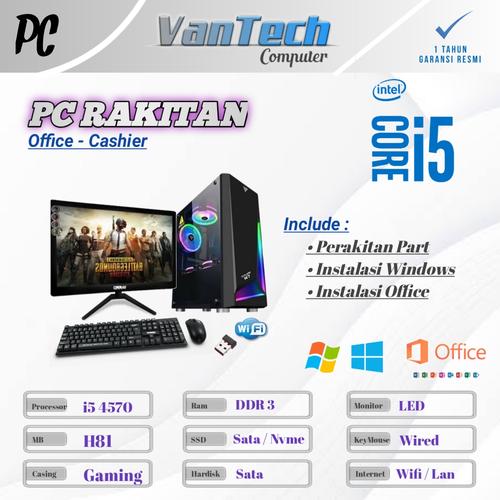 Jual Komputer PC Rakitan Intel Core i5 4570 - PC Casing Gaming Vga ...