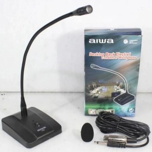 Jual microphone mic meja aiwa mic podium mimbar aiwa meeting room ...