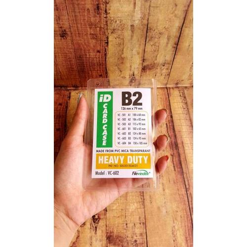 Jual ID Card Case B2 Isi 20 Pcs Plastik Tempat ID Card Name Tag Tebal ...