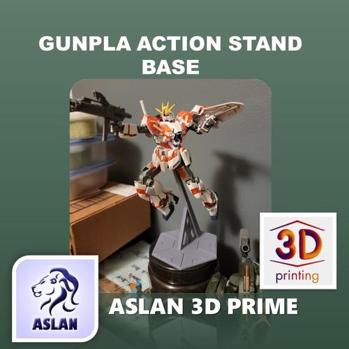 Jual GUNDAM GUNPLA ACTION STAND BASE CUSTOM COLOR 3D Print PLA+ - Kota ...