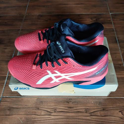 Jual Sepatu tenis/tennis Asics Solution Speed FF Original Merah 44 ...