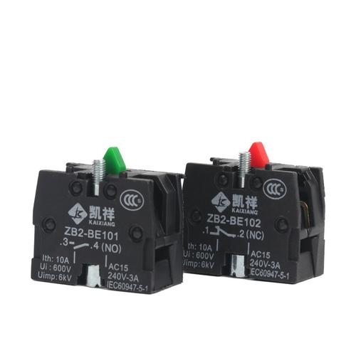 Jual Kontak NO NC Push Button Emergency Push Kontak Modul ZB2-BE101 ...