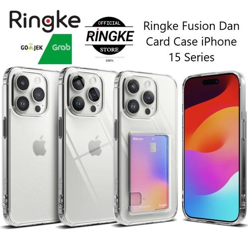 Promo Ringke Fusion Case Iphone 15 Pro Max / 15 Pro / 15 / Iphone 15 Plus - Magnetic Clear ...