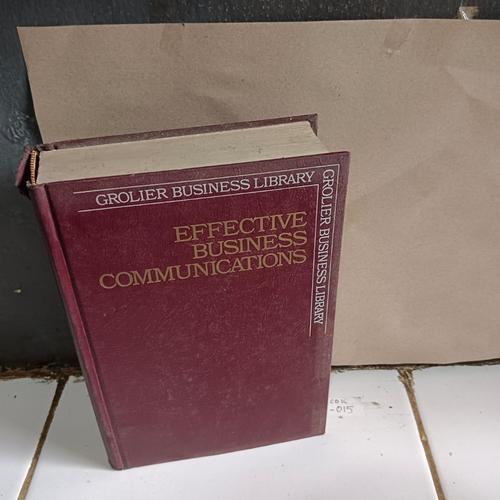 Jual effective business Communications by grolier business library ...