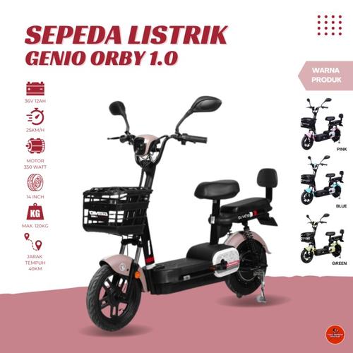 Jual Sepeda Listrik Ebike Genio Orby 1.0 350W MURAH BANDUNG - Kota ...