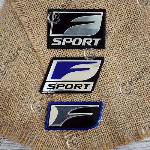 Jual EMBLEM 3D ALUMUNIUM F SPORT LEXUS STICKER PLAT MOBIL LEXUS F-SPORT ...