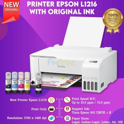 Jual EL Printer Epson L121 l1210 L1216 L3210 L3216 L3250 L5290 Print ...