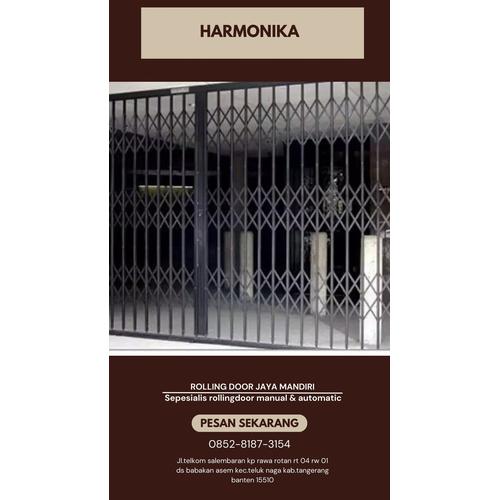 Jual Pemasangan pintu geser Harmonika Rolling Door - Kab. Tangerang ...