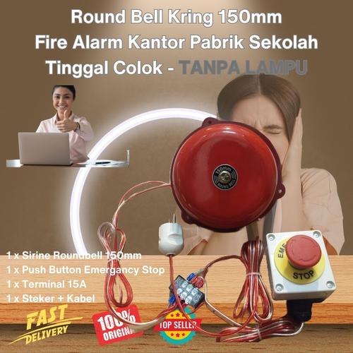 Jual Sirine Fire Alarm Bell 6 Inch Ruang Istirahat Kantor Pabrik ...