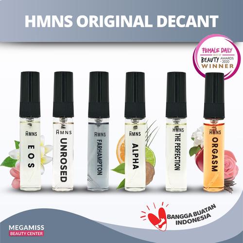 Promo HMNS DECANT PARFUME - 5ML (ORGASM, EOS, ALPHA, FARHAMPTON ...