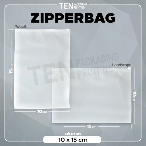 Promo Zipper bag POTRAIT + Sablon /Kemasan Pakaian/Travel Pouh/Ziplock - 10x15, +Sablon 1000 ...