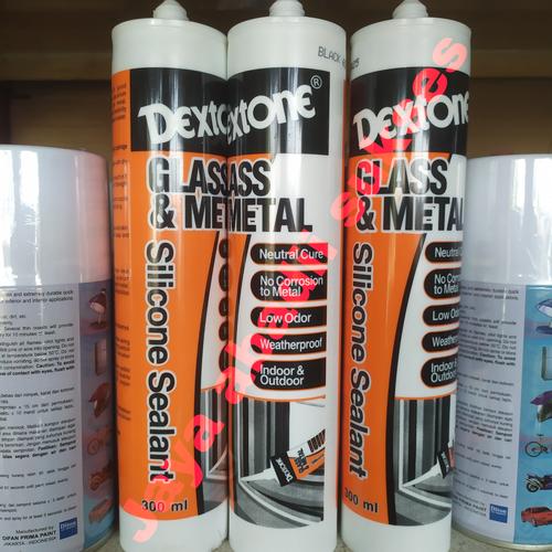 Jual silicone sealant / lem kaca dextone glass and metal (neutral ...
