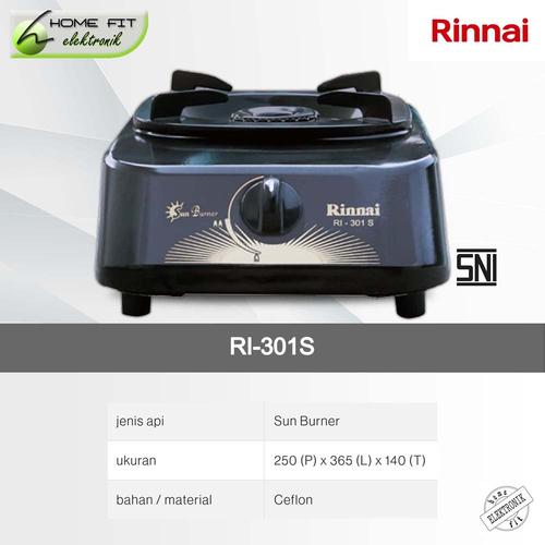 Jual Kompor Gas Rinnai RI-301 S Kompor Gas LPG 1 Tungku Sun Burner ...