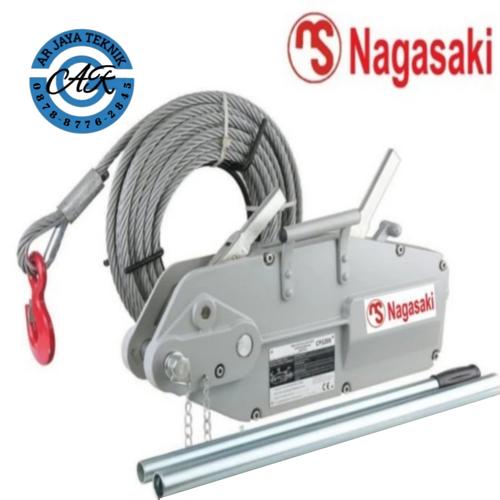 Jual Nagasaki Tirfor 3.2 Ton 20 Meter Wire Rope Pulling Hoist 3200 Kg ...