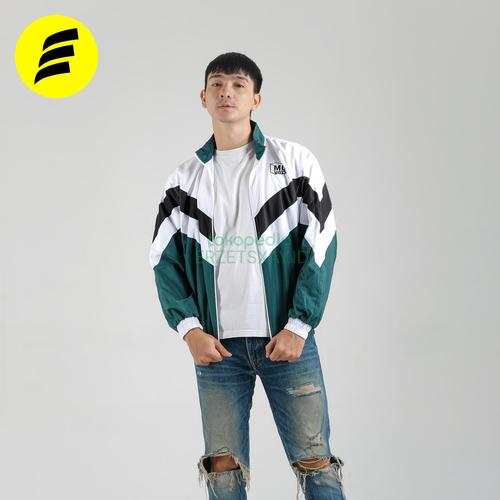 Promo Jaket Retro | Sport Jacket | Jaket Parasut Pria - Hijau Botol Premium - HIJAU BOTOL, XL ...