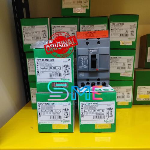 Jual Mccb 15,20,25,30,40,50,60,75,80,100A EZC N 3P 18KA ORIGINAL Schneider - 50 A - Jakarta ...