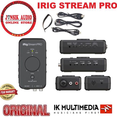 Jual IK Multimedia iRig Stream Pro USB Audio Interface for iOS, Android, Ma - Jakarta Pusat ...