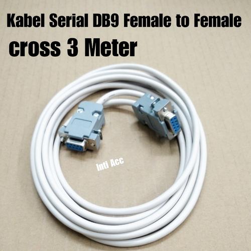 Jual Kabel Serial DB9 RS232 Female - Female 3 Meter Cross - Jakarta ...