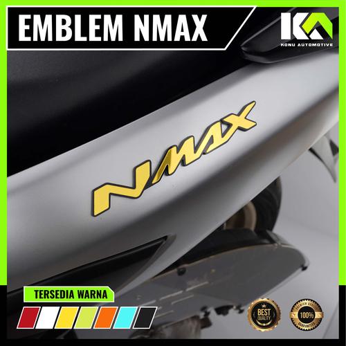 Jual EMBLEM NMAX LOGO ALL NEW NMAX EMBLEM MOTOR BUKAN STIKER TULISAN ...