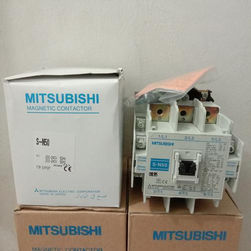 Jual Kontaktor / Contactor Mitsubishi S-N50 SN 50 110V 220V 380V ...