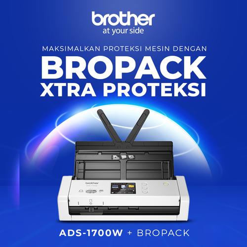 Promo Brother ADS-1700W 2sided Document Scanner Bundling Bropack Cicil ...
