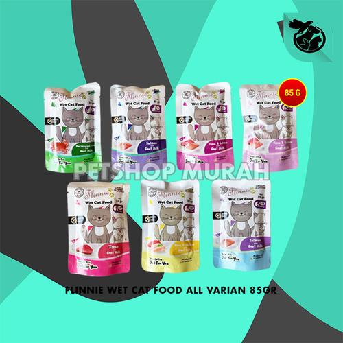 Jual Makanan Kucing Basah Flinnie Wet Food Pouch Sachet 85 Gram - Kab ...