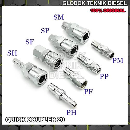 Jual Quick Coupler Nepel SH SF SM SP PM PP PF PH 20 ORIGINAL TERBAIK ...